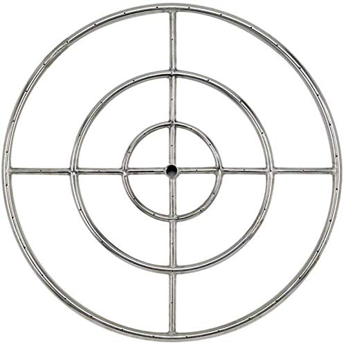 30" Round Fire Pit Burner Ring (304-Series SS)