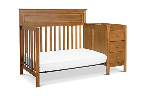 DaVinci Autumn 4-in-1 Crib and Changer Combo in Chestnut | Greenguard Gold Certified