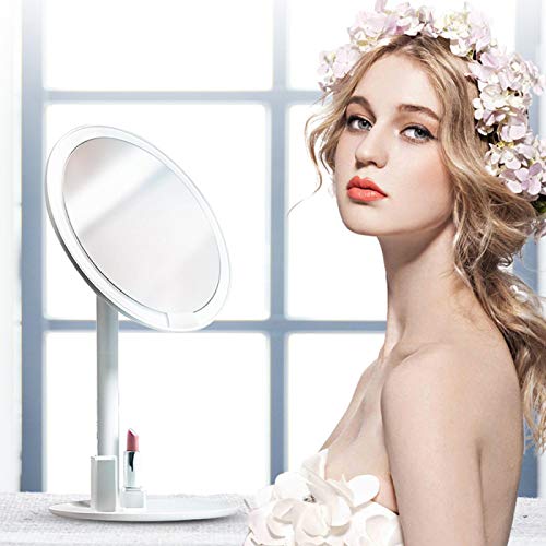 FQYYDD Illuminated Makeup Mirror Hd Makeup Mirror With Lamp Usb Charging Adjustable