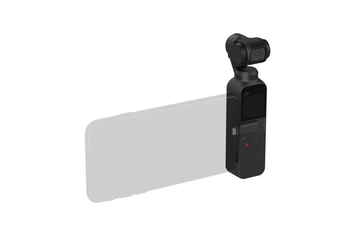 2019 DJI Osmo Pocket Handheld 3 Axis Gimbal with Integrated 4K Camera Bundle, Comes 64GB Extreme Micro SD