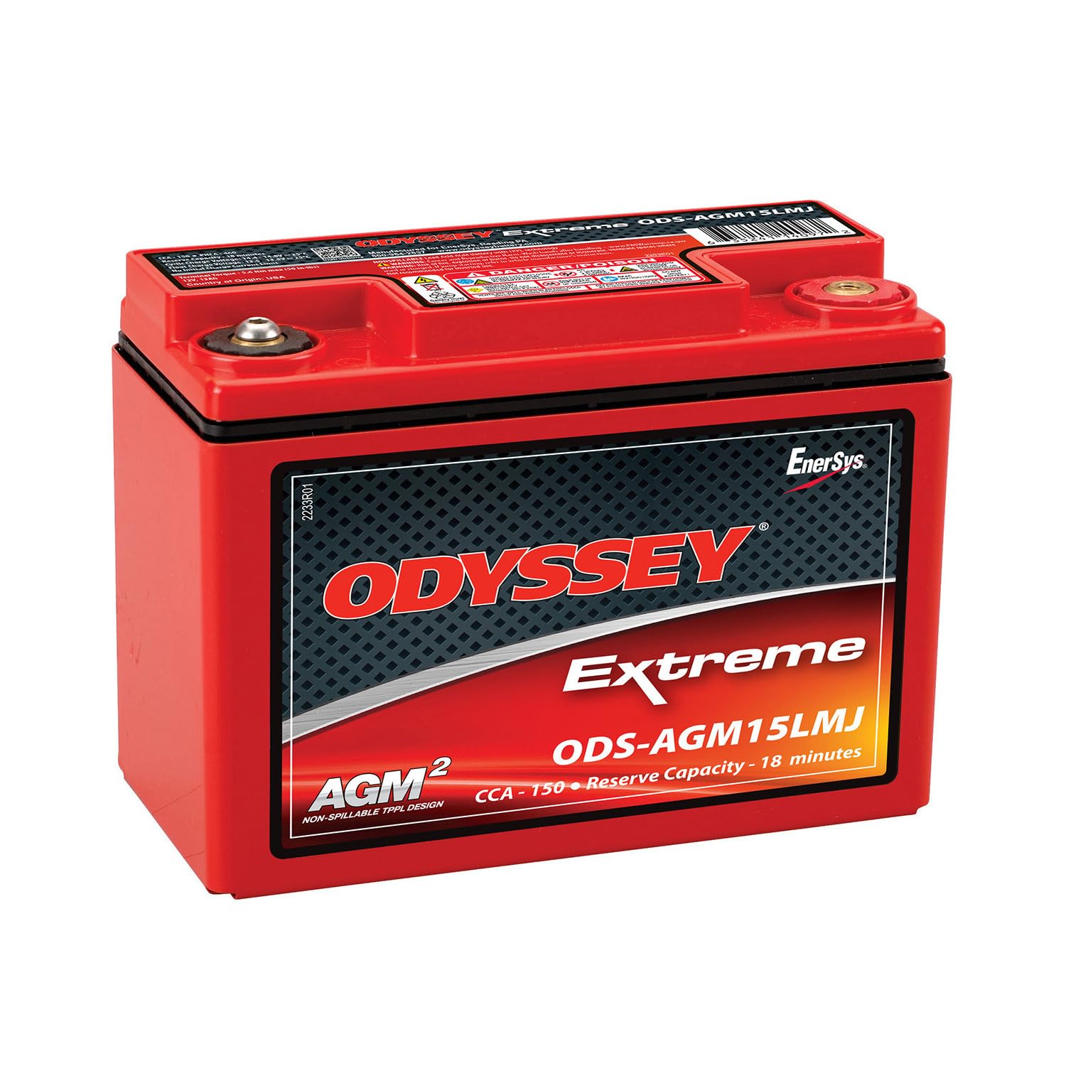 Odyssey Battery ODS-AGM15LMJ Extreme Series AGM Battery