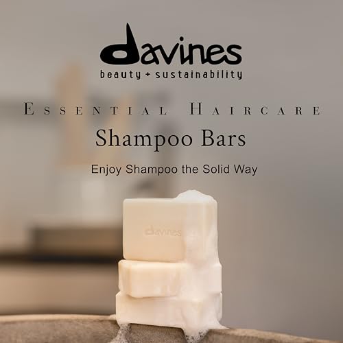 Davines MOMO Shampoo Bar, Moisturizing Formula For All Hair Types, Gently Cleanse And Add Shine, 100 g.