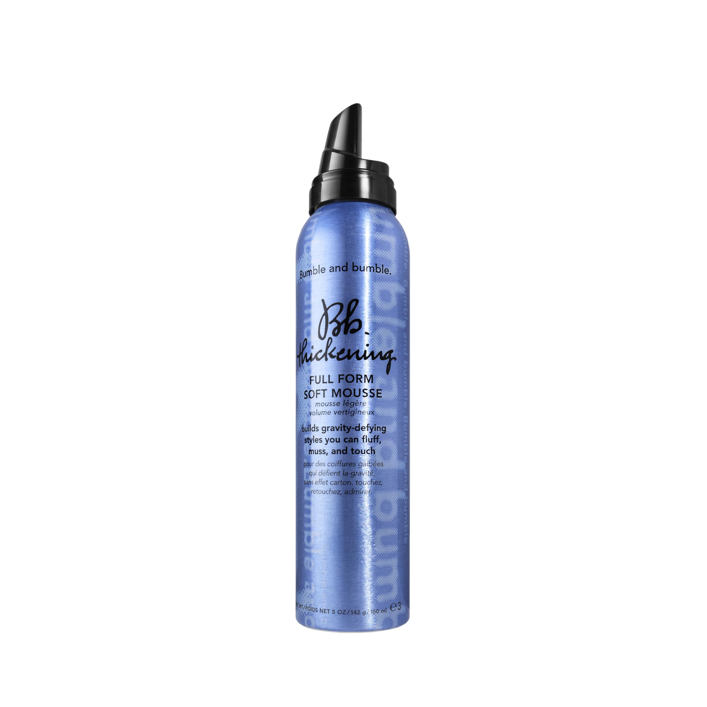 Bumble and bumble. Thickening Full Form Soft Hair Mousse | Heat Protection | Softening + Defining | Straight to Wavy, 5 Ounce