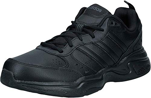 adidas Men's Strutter Fitness and Exercise Sneakers Man, Noir Noir Gris Foncã, 9.5