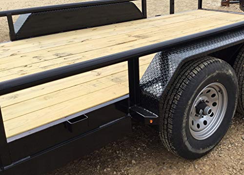 Heavy Duty Weld On 2x4 Steel Stake Pockets for Trailer & Truck (8)
