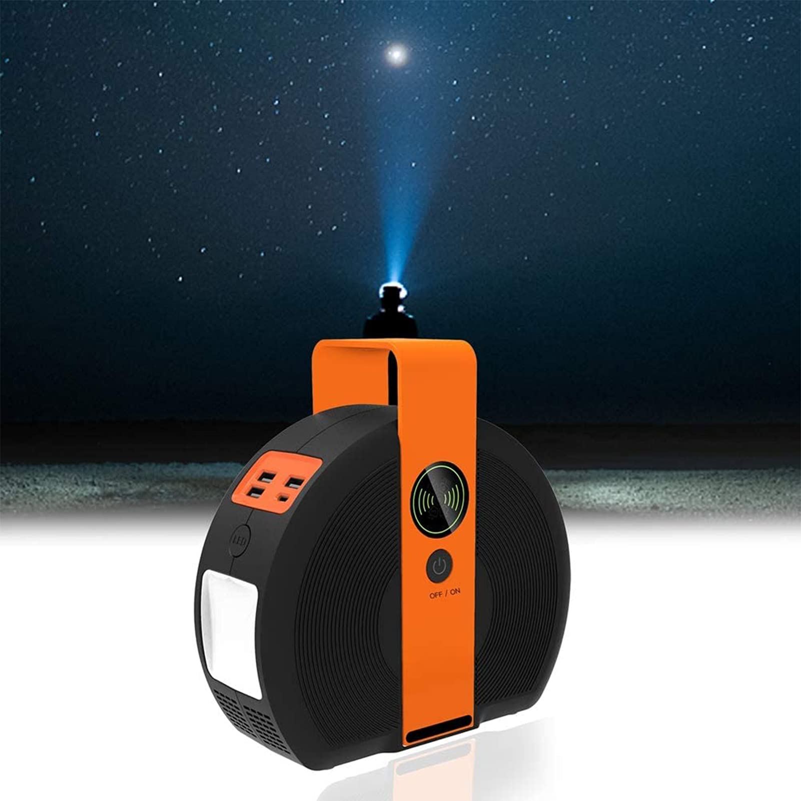 155Wh Portable Power Station, 42000mAh Solar Power Generator with DC/AC Inverter for Outdoor Camping Travel Emergency Backup Power Generator