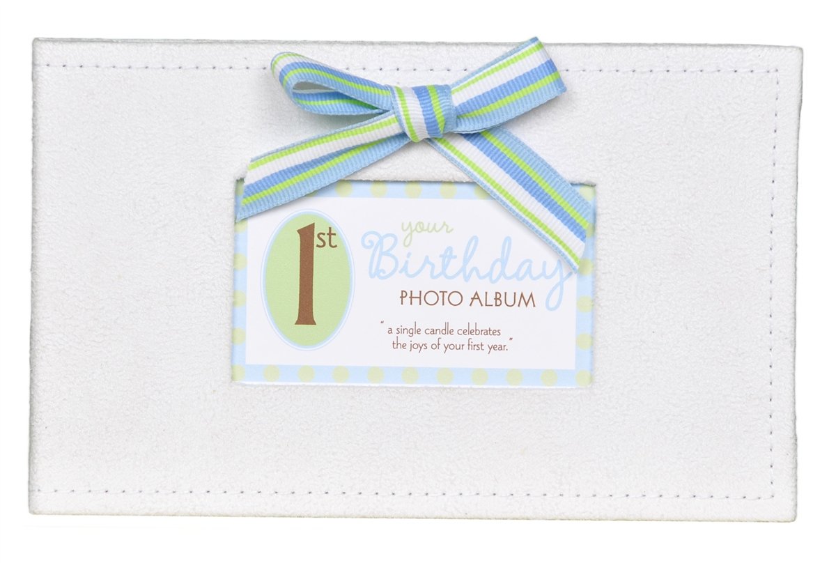 Baby's First Birthday Photo Album - 1st Birthday Boy Brag Book