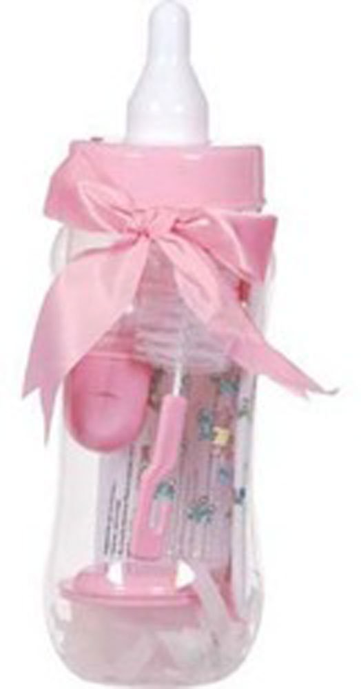 8-Piece Baby Bottle Bank Set-Pink