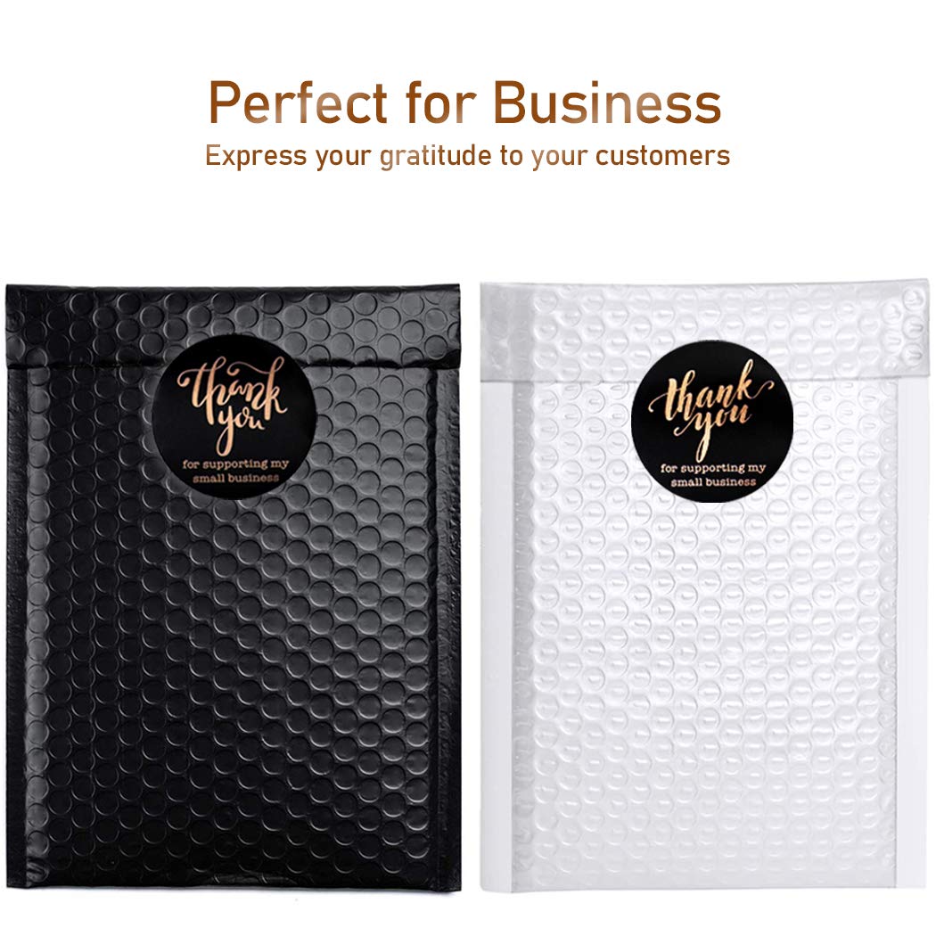 2'' Thank You for Supporting My Small Business Sticker, 4 Designs / 500 Labels Per Roll.