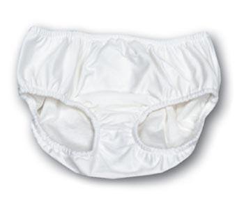 Adult Swim Diapers - Reusable Diaper for the Pool (S-Waist: 26-36; Leg: 17-23, White) by Swimsters