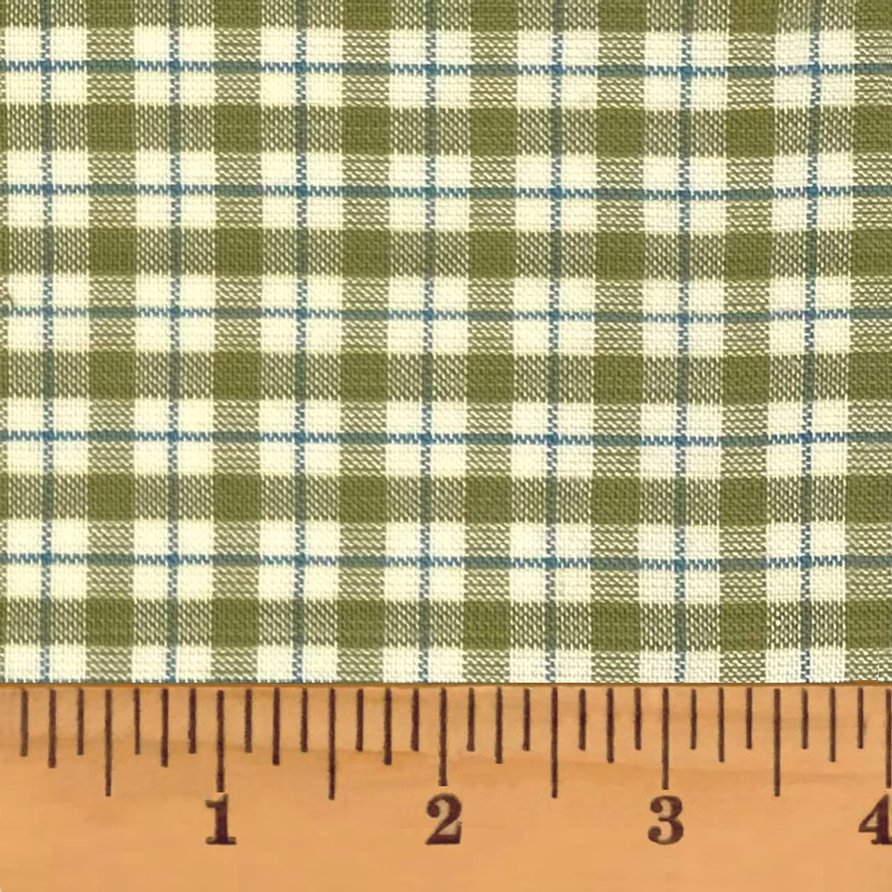 Sage Green 4 Plaid Homespun Cotton Fabric by JCS - Sold by The Yard