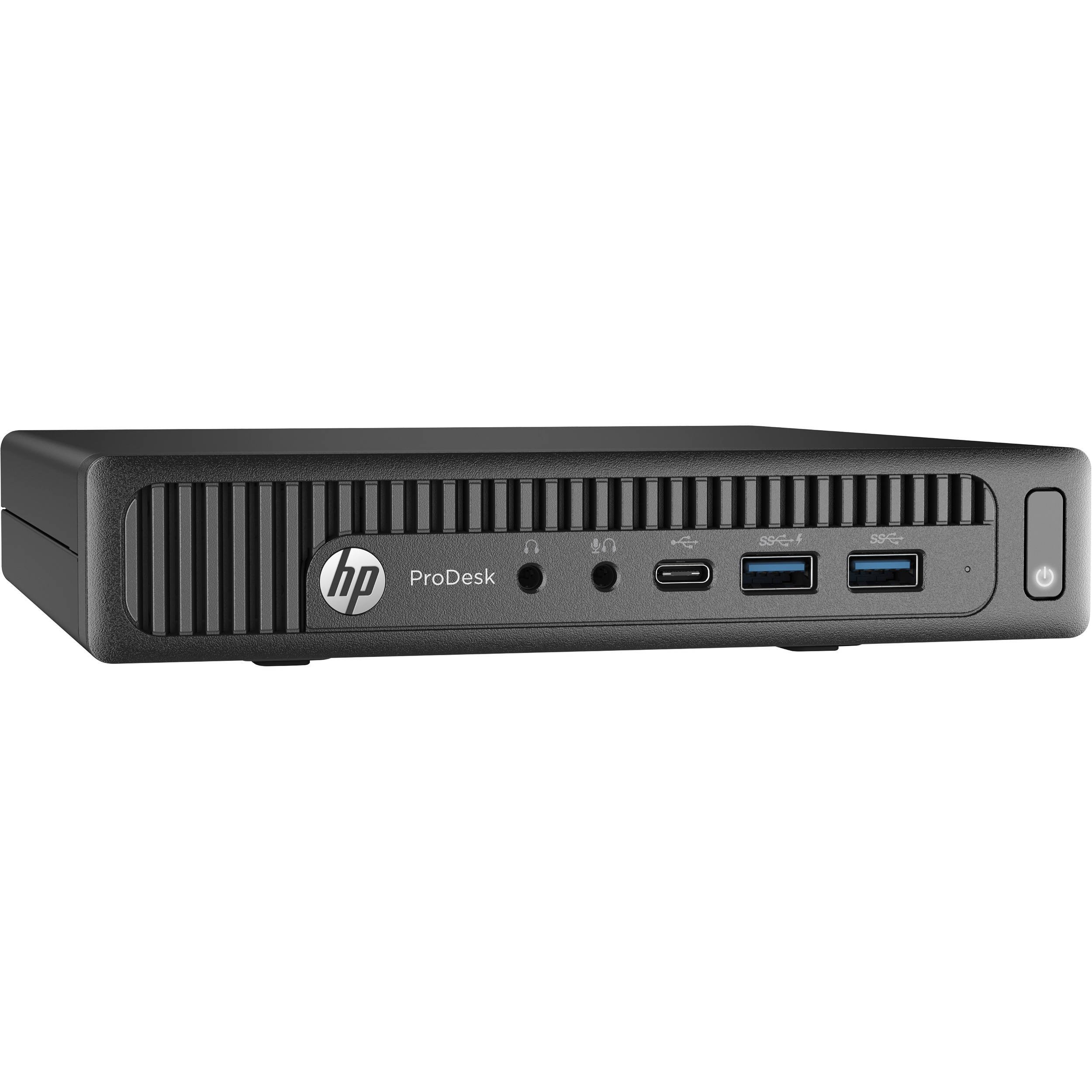 HP ProDesk 600 G2 Desktop Mini PC, Intel Core i5 6500T 2.5Ghz, 16GB DDR4 RAM, 256GB SSD Hard Drive, USB Type C, Windows 10 (Renewed)