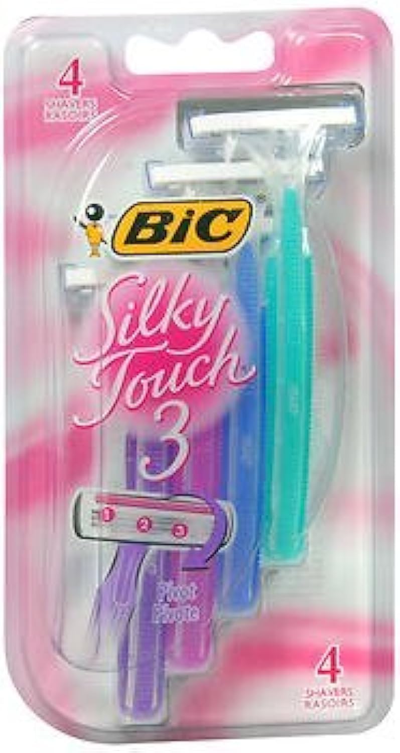 Bic Silky Touch 3 Pivot Shavers 4 ct (Pack of 6)