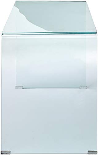 Coaster Furniture Writing Desk Clear and Chrome 801581