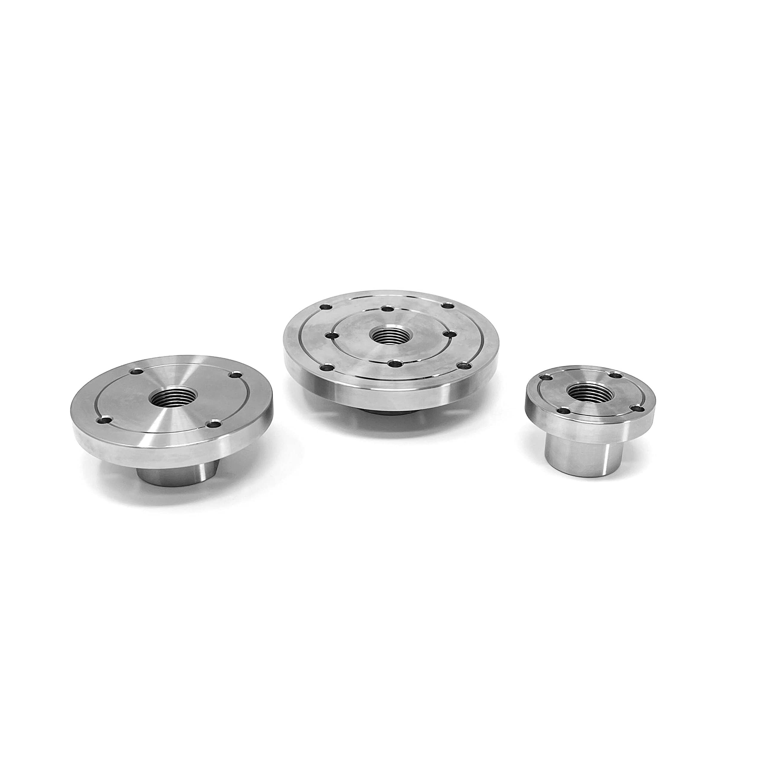 2", 3" & 4" Steel Face Plate SET for Woodlathes to fit 3/4 x 16tpi Spindle
