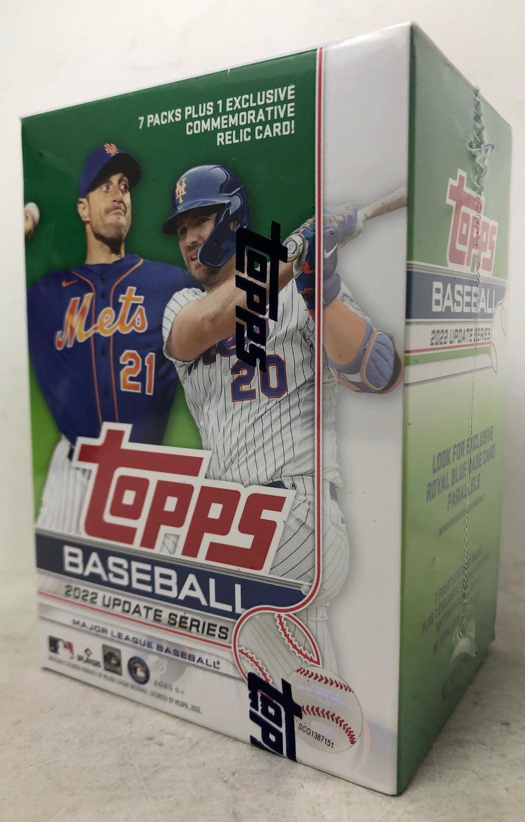2022 Topps Updates Baseball Relic Box - 7 Packs Per Box