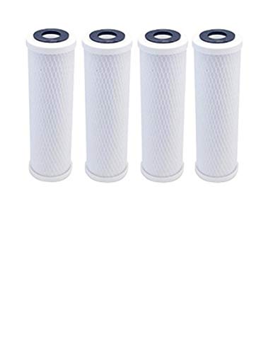 4-Pack Replacement for Compatible with CBF3 Activated Carbon Block Filter - Universal 10