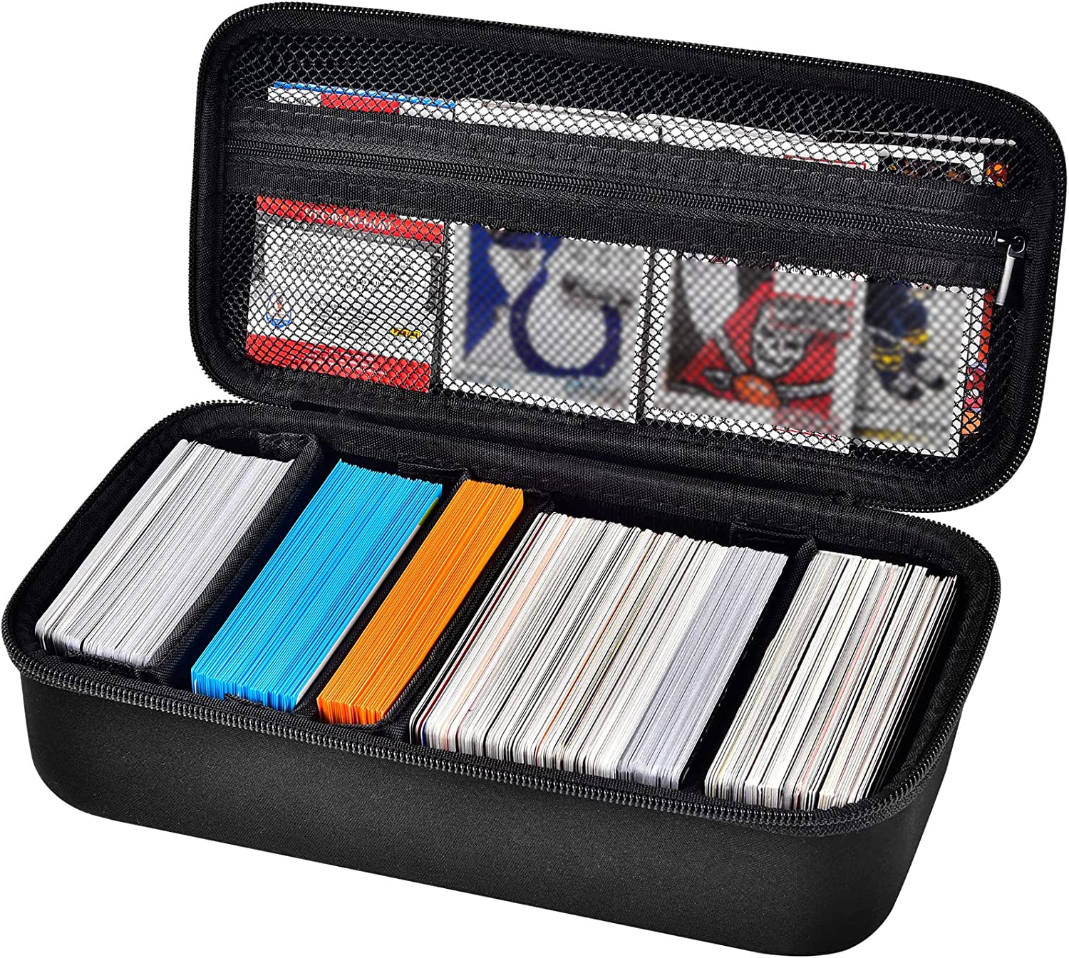 900+ Card Game Case Holder for Cards Against Humanity/for Magic The Gathering Board & Expansions/for CAH/for MTG/for Deck Box/for Yugioh/Football/Topps Sports Card/for Kids Against Maturity (Black)