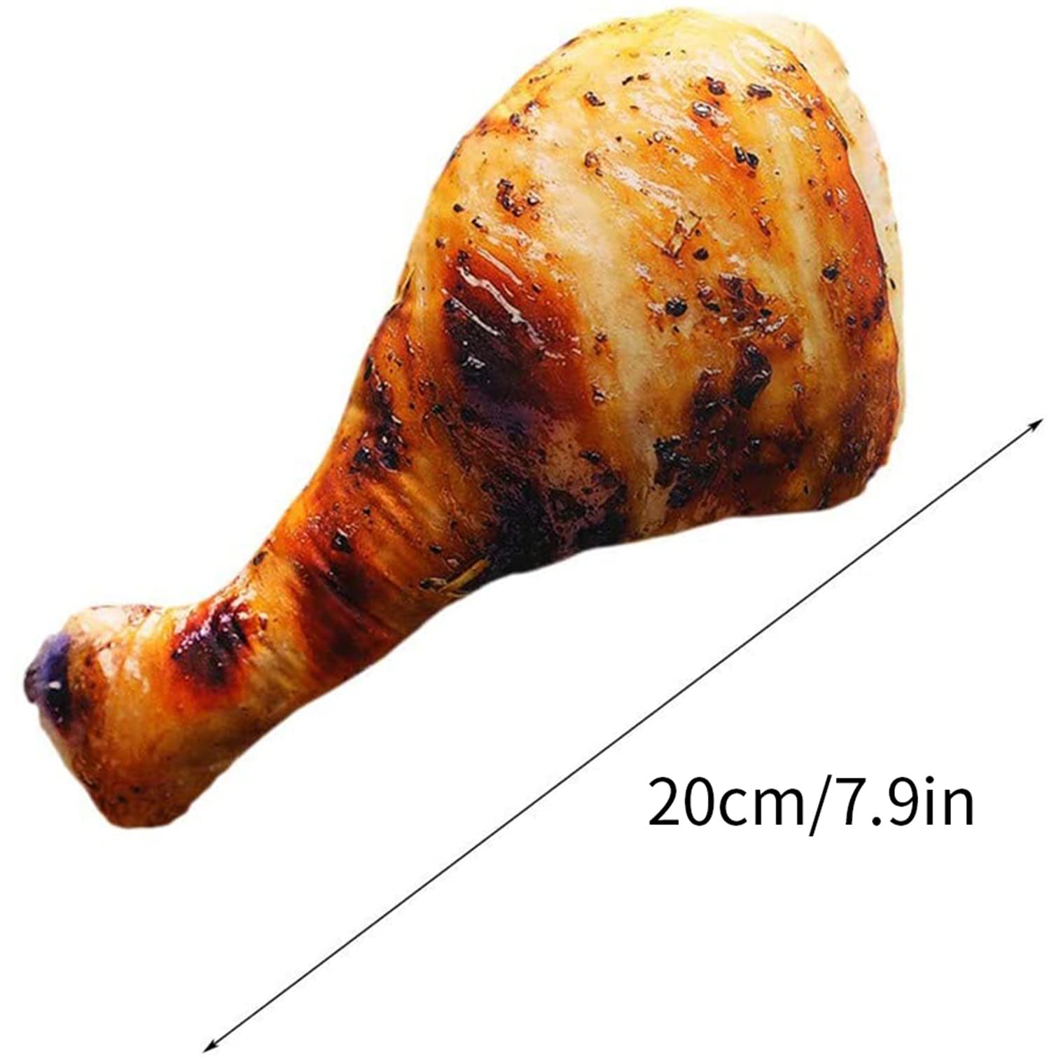 3D Chicken Leg&Chicken Wing Pillow Plush Toy,20cm Pillow Soft Lumbar Back Cushion Pillow Cushion Soft Throw Pillow for Home Decor Throw Pillow Photography Background Background,Pillow Sofa Back
