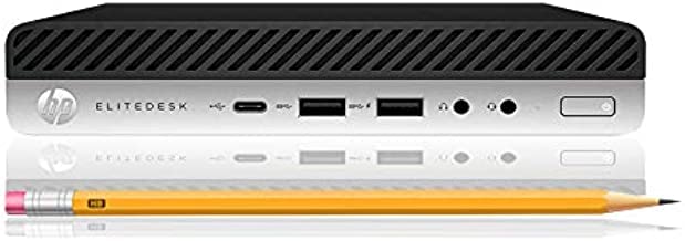 HP EliteDesk 800 G3 Mini Business Desktop PC Intel Quad-Core i7-6700T up to 3.6G, 32G DDR4,240G SSD,VGA,DP Port,Windows 10 Professional 64 Bit-Multi-Language-English/Spanish (Renewed)
