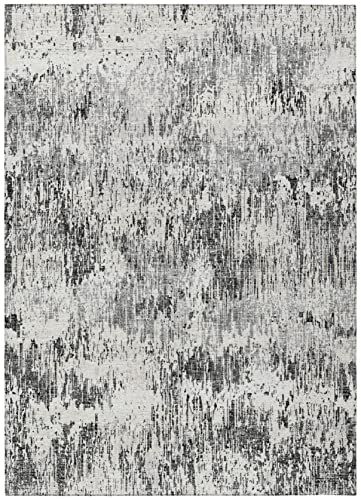 Addison Rugs Indoor/Outdoor Accord AAC31 Gray Washable 8' x 8' Round Rug