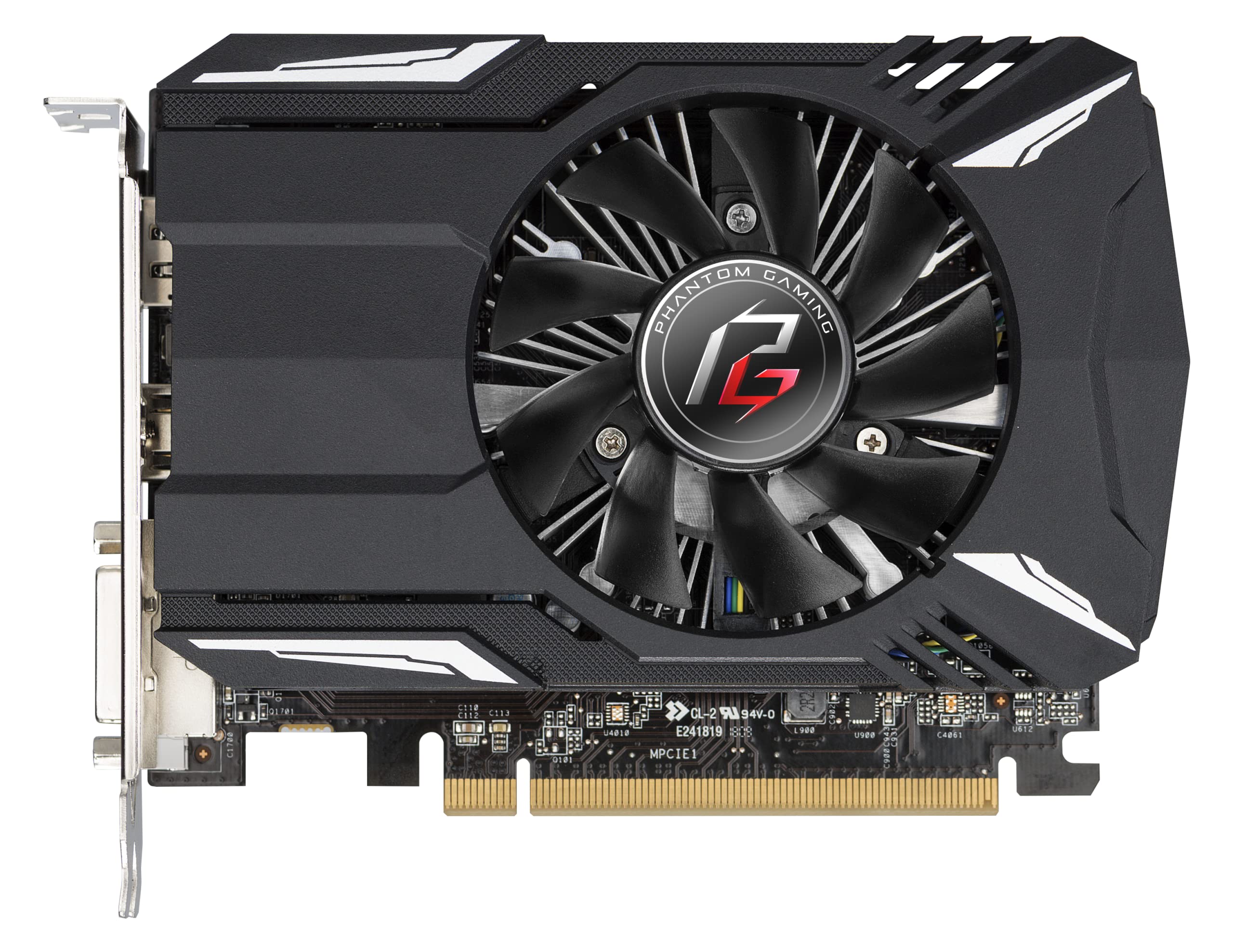 ASRock AMD Phantom Gaming Radeon RX 550 2G DisplayPort HDMI DVI GDDR5 128-bit 5120 x 2880 PCI Express x16 6000 MHz Graphics Card DirectX