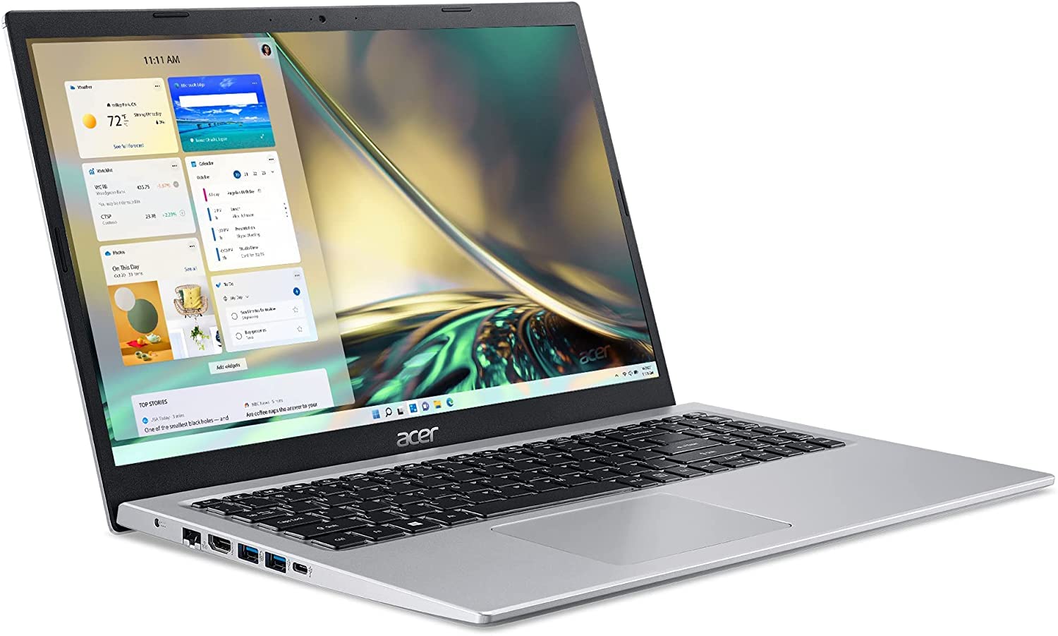 Acer Newest Aspire 5 Slim Essential Laptop, 15.6" FHD IPS Display, 20GB RAM, 512GB SSD, Intel Dual-Core Processor, WiFi 6, USB A&C, RJ-45, Webcam, Amazon Alexa, Windows 11 Home, w/Mouse Pad
