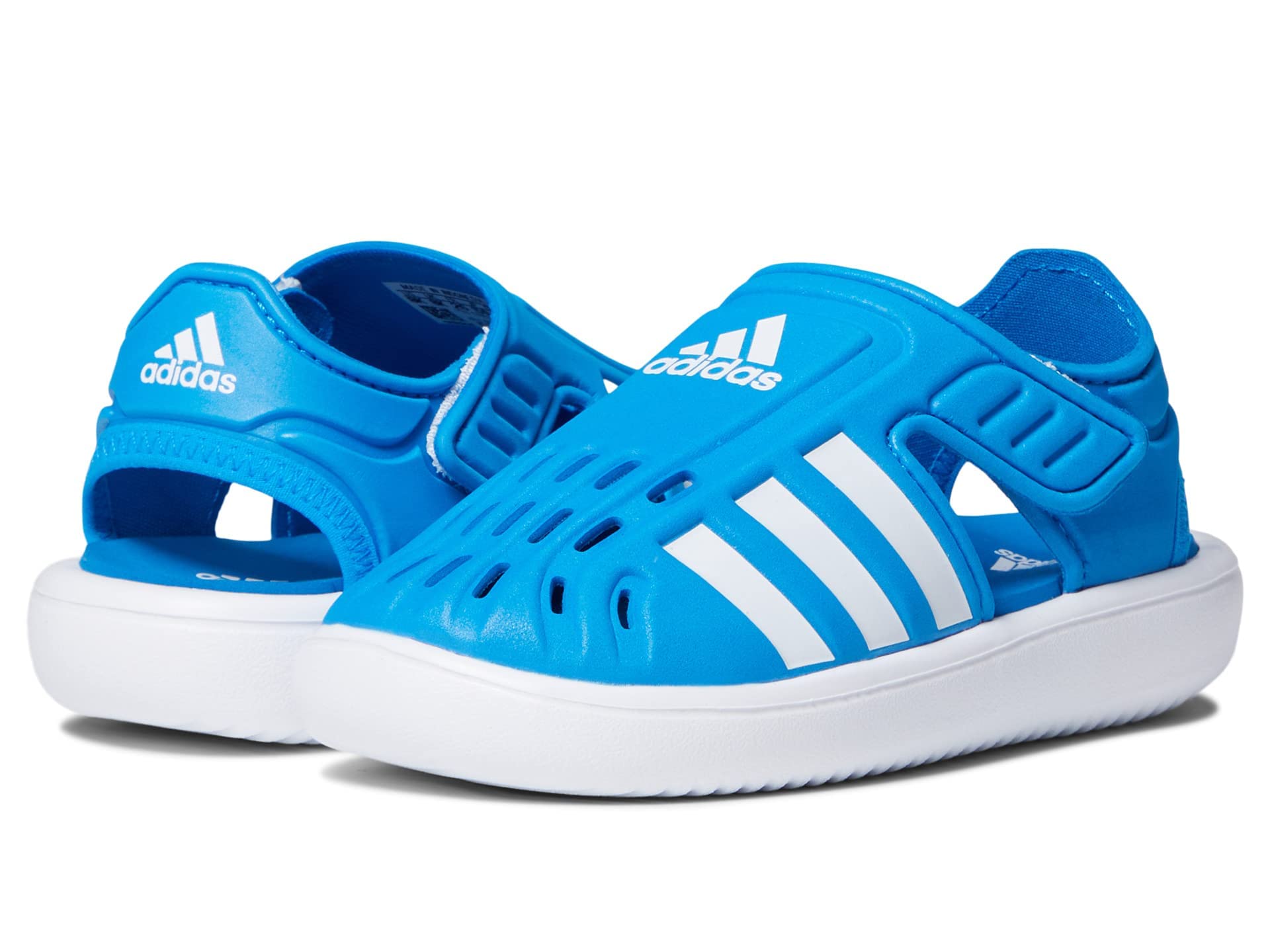 adidas Baby Boy's Water Sandals (Infant/Toddler) Blue Rush/White/Blue Rush 9 Toddler M