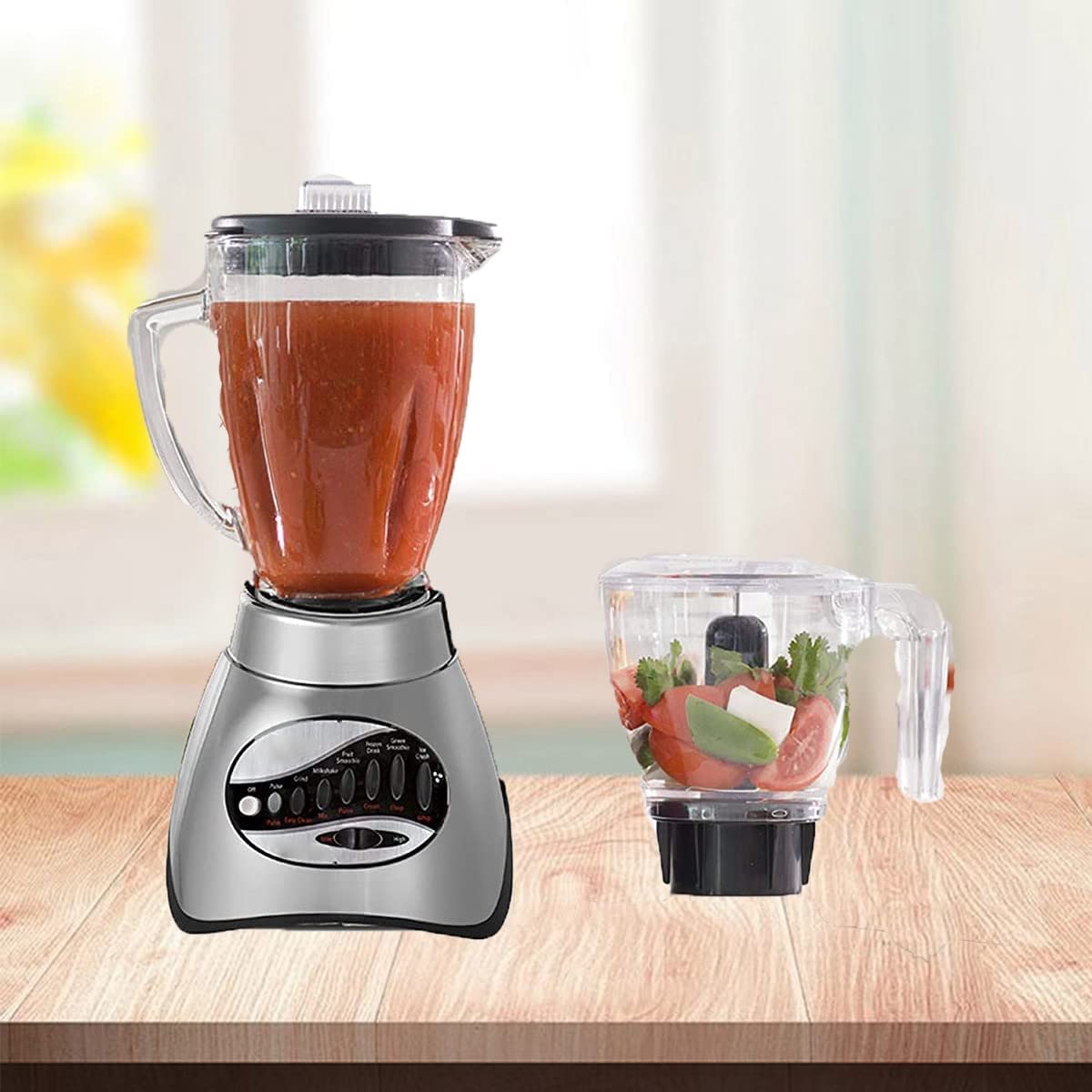 16 different Speeds Blender - with Glass Jar, Black, 700w