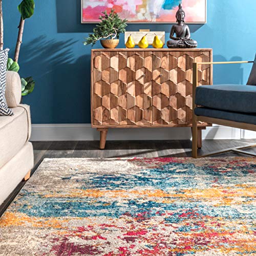 nuLOOM Monet Modern Area Rug, 7' 10" x 10' 10", Multi