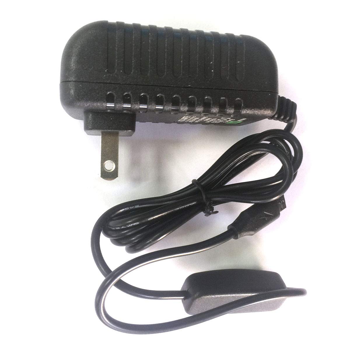 EZ-FIT Raspberry Pi 4/4B Power Supply Adapter ON/Off Switch USB-C Type C 5V 3A US Plug