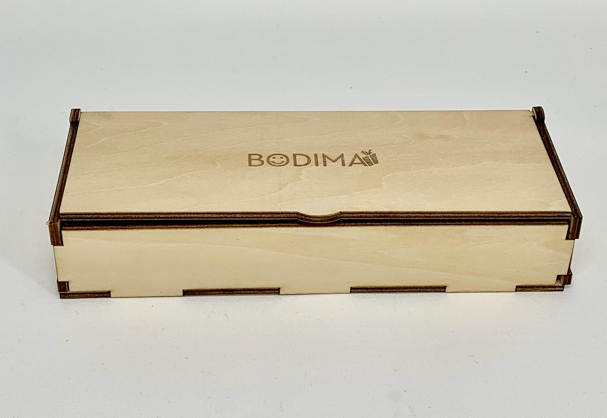 Bodima Educational Wood Handwriting Stencil Set | Easy-to-Use Handwriting for Kids & Preschoolers | Montessori Letters Stencils for More Convenient Handling & Tracing