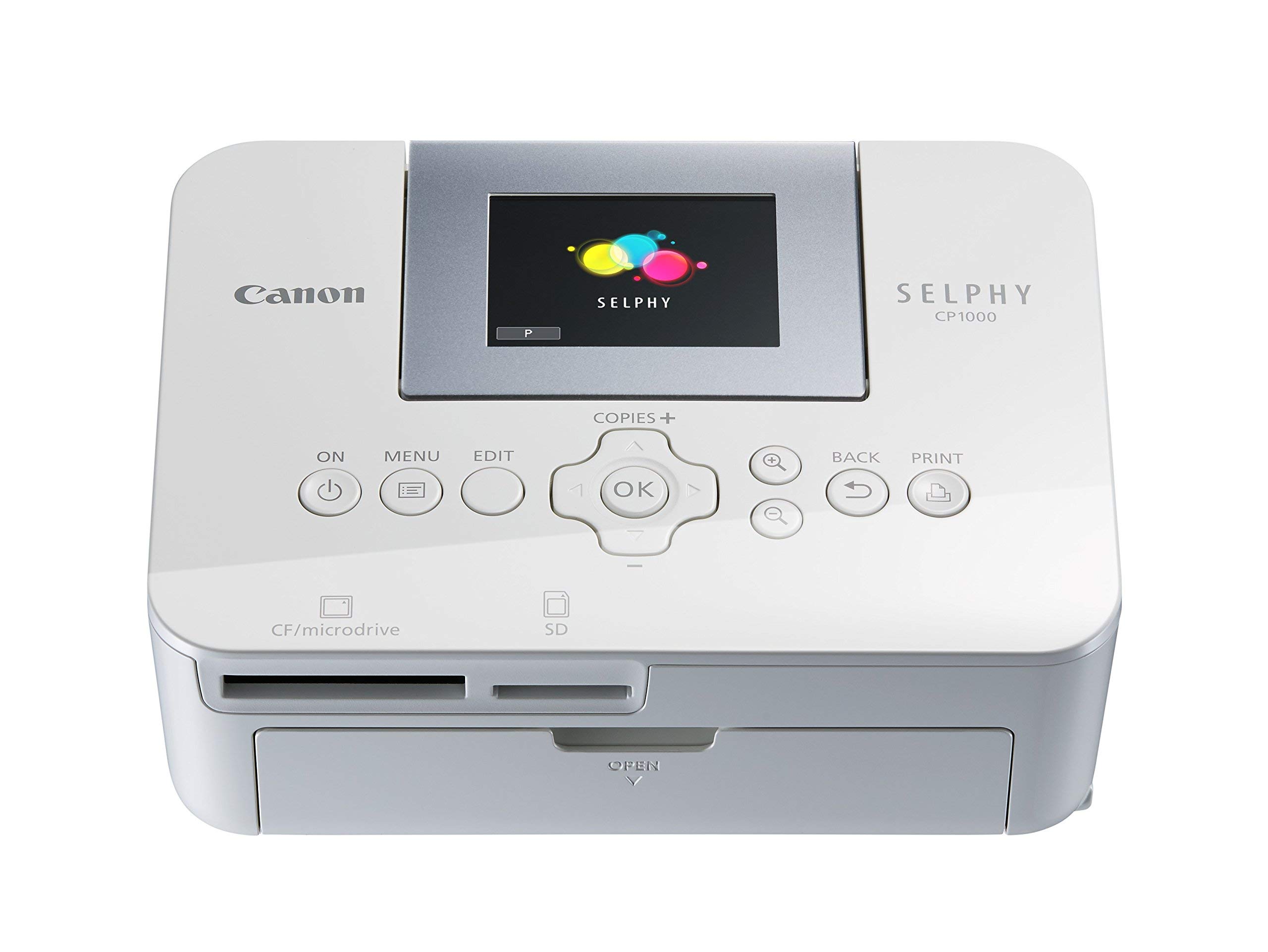 Canon 0011C010 Selphy CP1000 Photo Printer White (international) (Renewed)