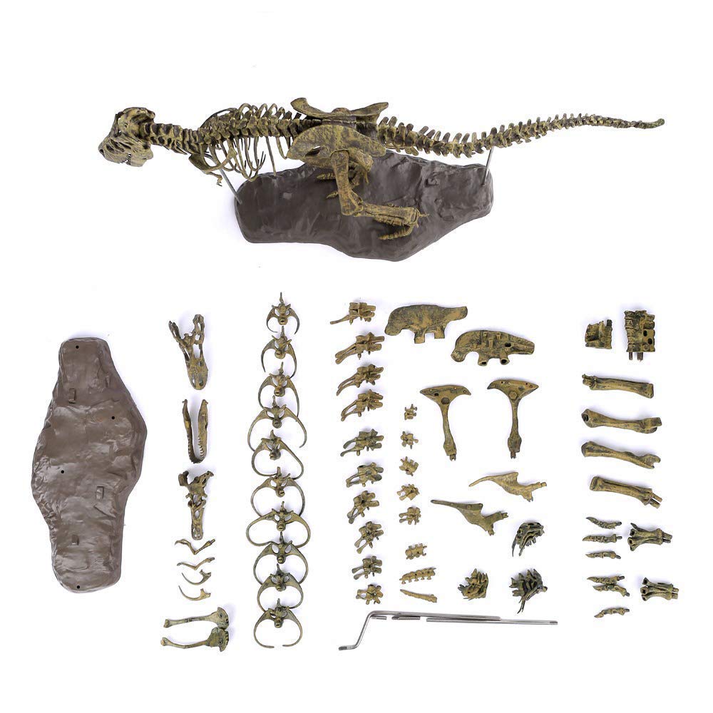 3D T-Rex Dinosaur Skeleton Model Puzzles Simulation Educational Toy Pre-School Teaching Soft Non-Toxic PVC Material Gifts