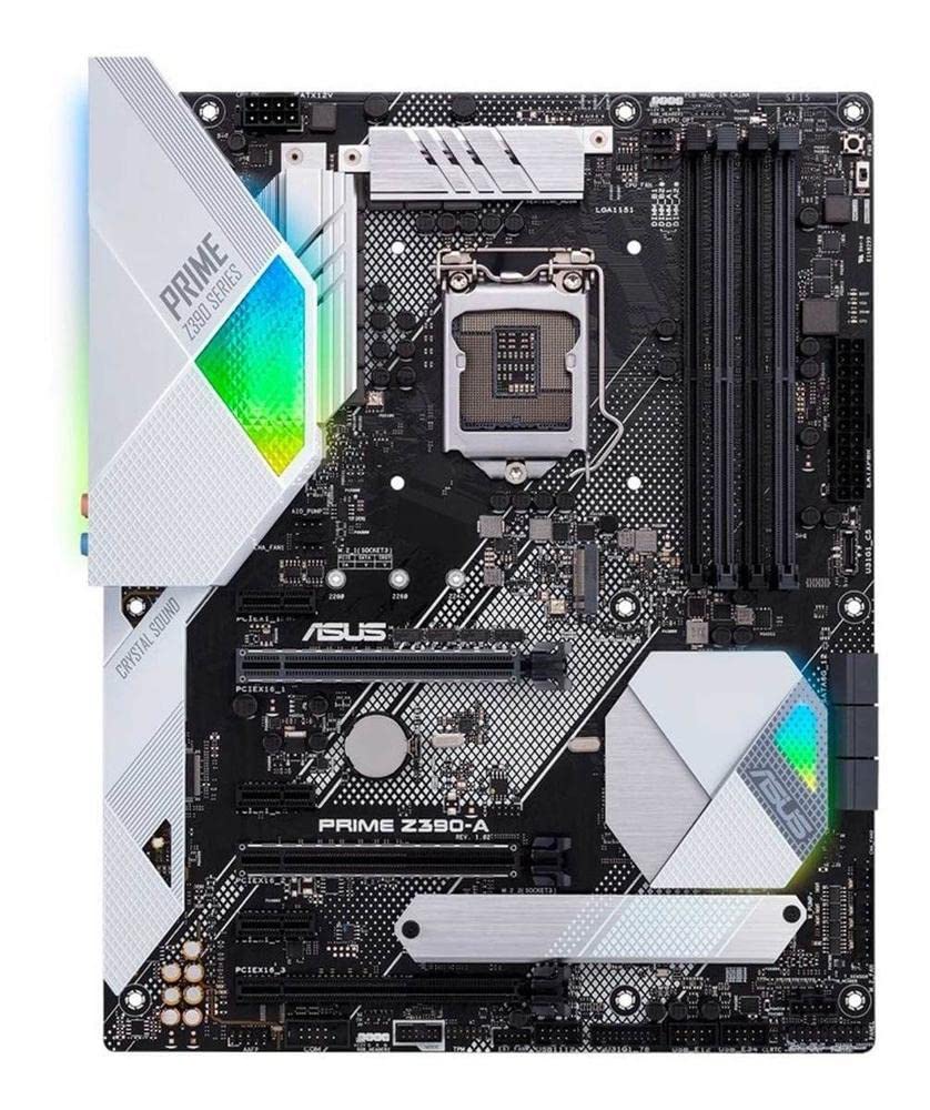 ASUS Prime Z390-A Motherboard LGA1151 (Intel 8th And 9th Gen) ATX DDR4 DP HDMI M.2 USB 3.1 Gen2 Gigabit LAN