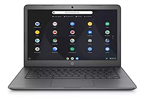 HP Newest 14inch Lightweight Chromebook-Intel Celeron N3350 Up to 2.4GHz Processor, 4GB LPDDR4 Memory, 32GB SSD, Intel HD Graphics, WiFi, B&O Play Audio, Chrome OS (Renewed)