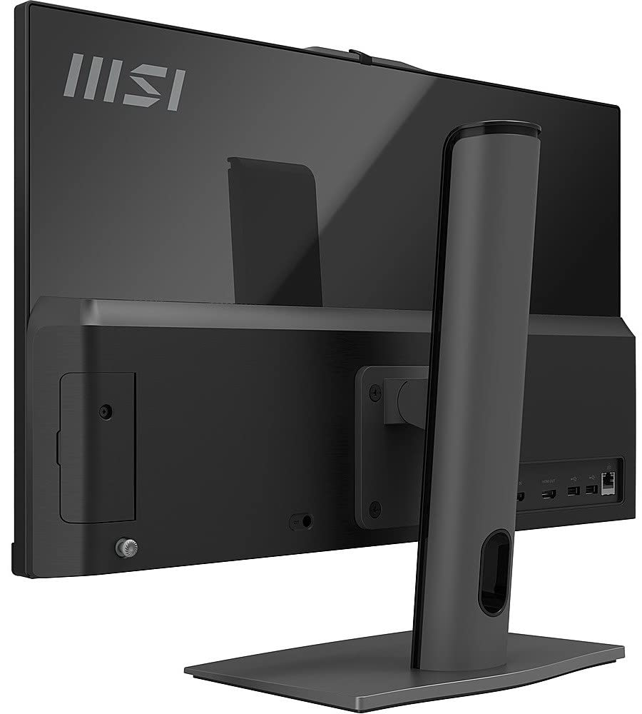 2022 MSI Modern AM242T 11M-1431US (i3-1115G4, 8GB RAM, 256GB NVMe SSD, 23.8" FHD Touchscreen, Windows 11) All-in-One Computer Desktop - Black