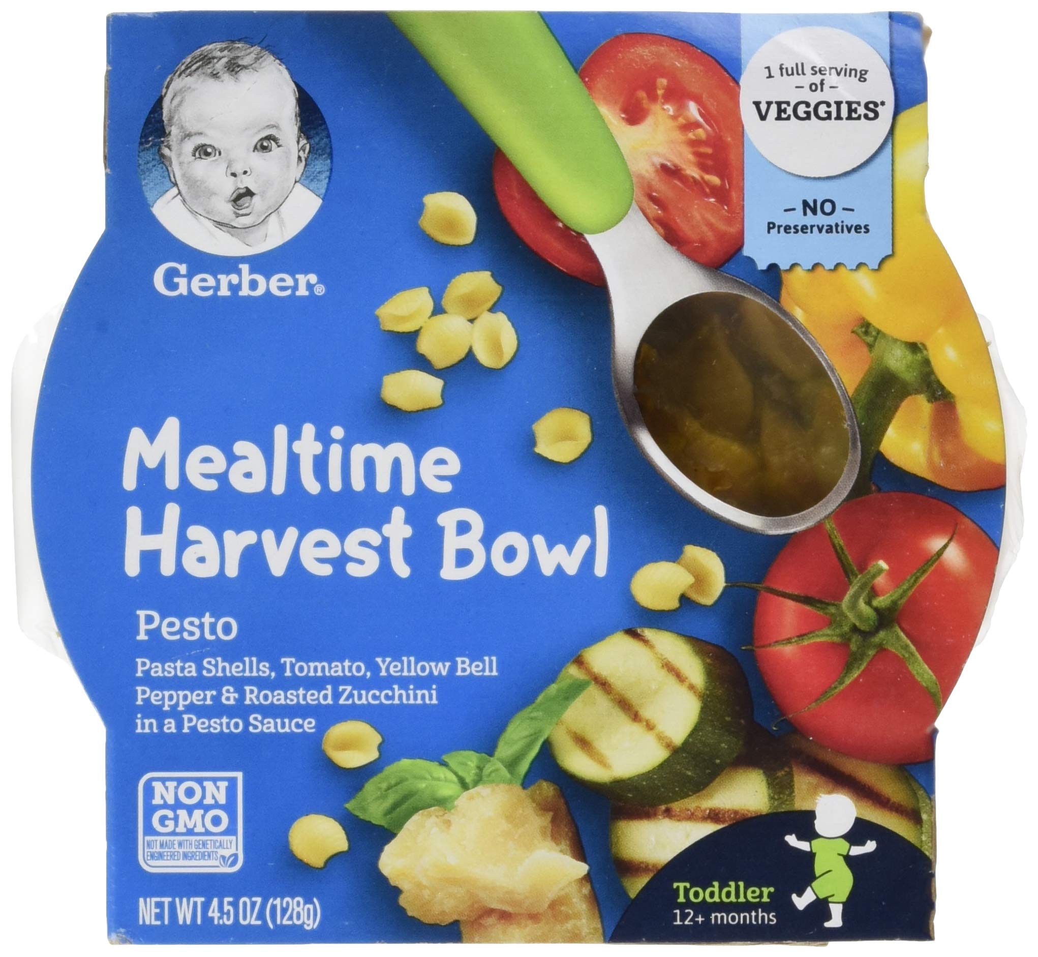 Gerber Mealtime Harvest Bowls, Pesto, 4.5 OZ