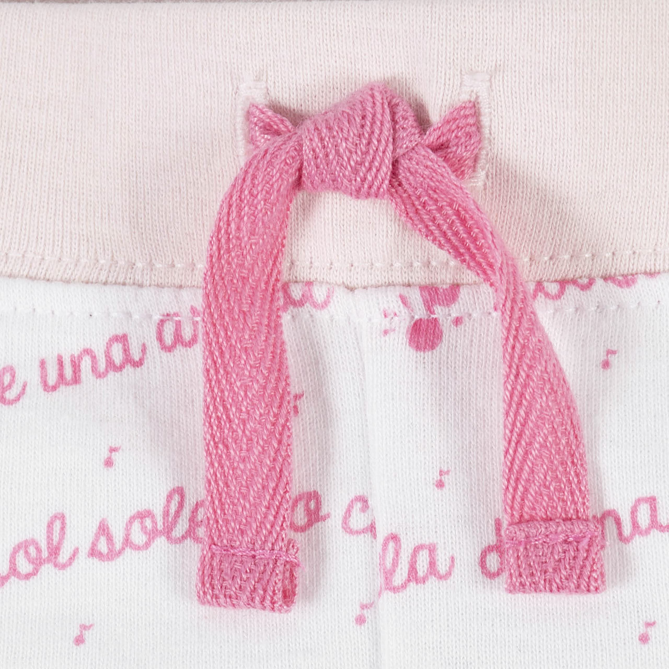 Canticos Unisex-Baby girls 3-piece Take-me-home Shirt, Footed Pant, Cap and Toddler Layette Set, Pink, 0-3 Months US