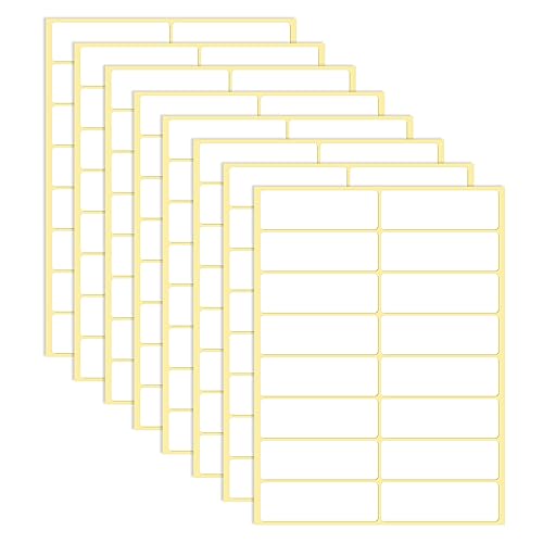 720 Pcs 1x3 Inch Date Label Removable Freezer Label Stickers Food Storage Stickers Self-Adhesive Rectangular Stickers for Food Containers Jars Bottles Storage Organization
