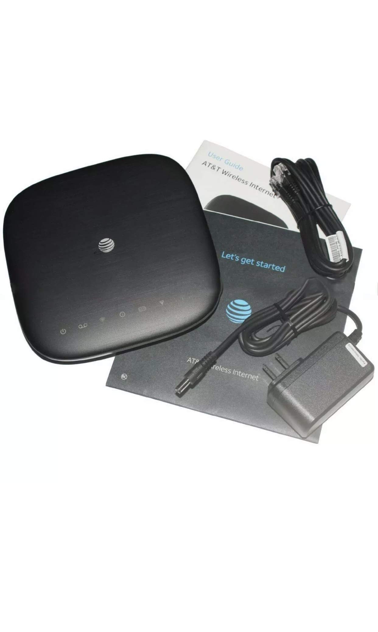 AT&T LTE Wireless Internet Router ZTE MF279| Mobile 4g lte Wifi Hotspot MF279 | Zte hotspot antenna with parental control, GSM Unlocked - Black (Renewed)
