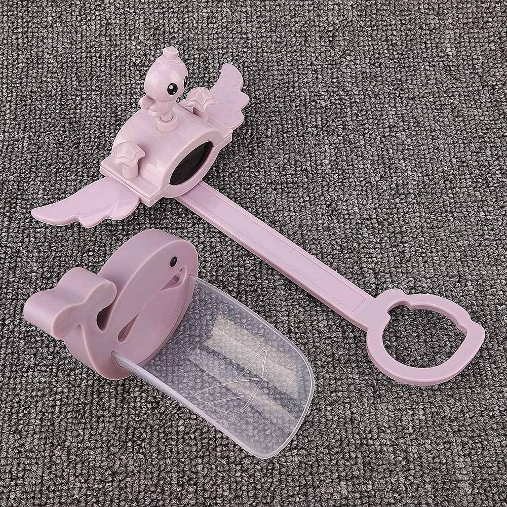 Faucet Handle Extender Set, Faucet Extender for Toddlers, Sink Handle Extender Odor-Free Cartoon for Different Switches Teaches Your Baby or Child Good Habit(Purple)