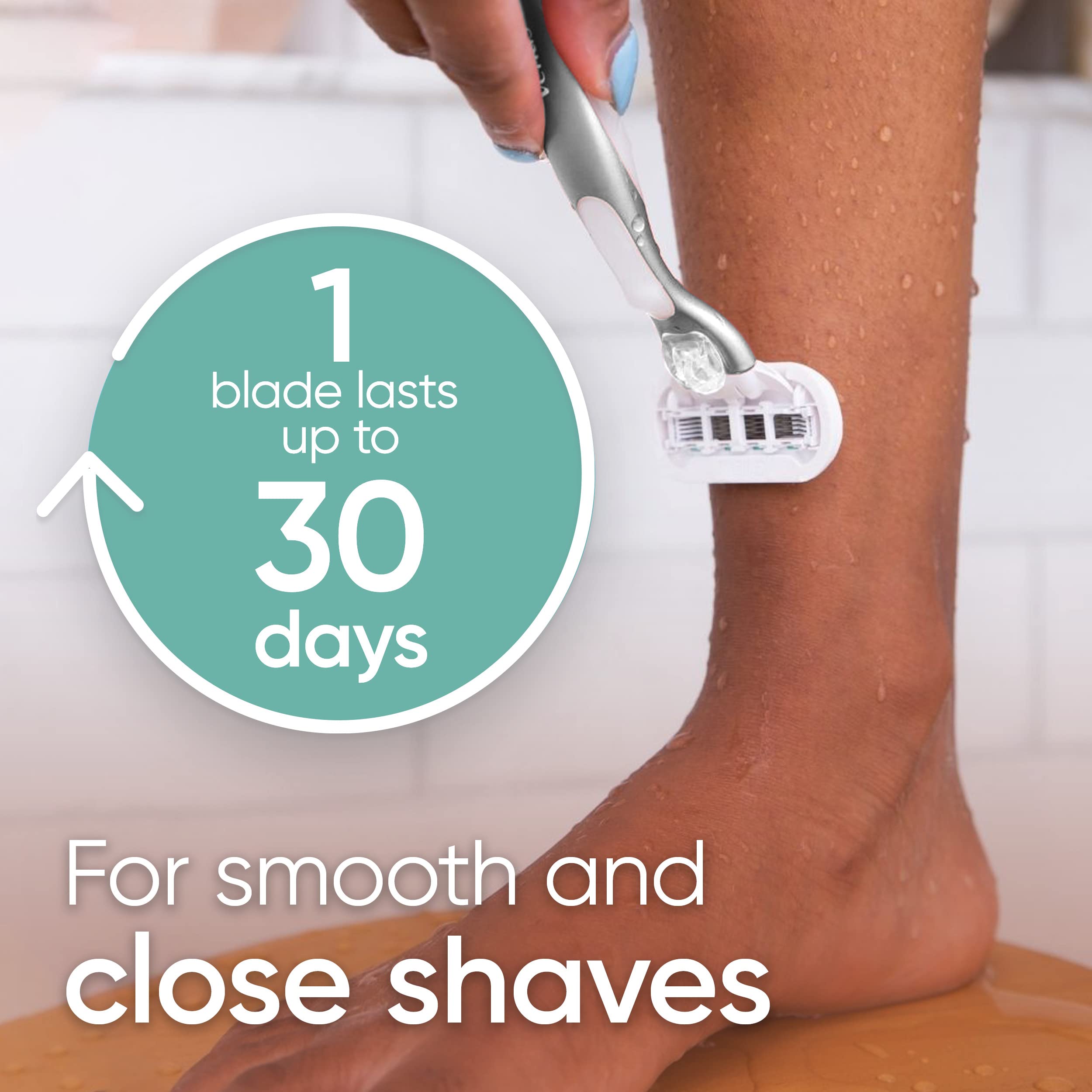 Gillette Venus Deluxe Smooth Sensitive Women's Razor Handle + 2 Blade Refills