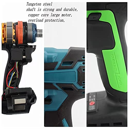 21V Brushless Cordless Impact Wrench 1/2" Impact Driver 3-Speed(Tool-Only) 350 Ft Pounds Max Torque power tools Power Impact Wrenches/Impact Driver (Green)