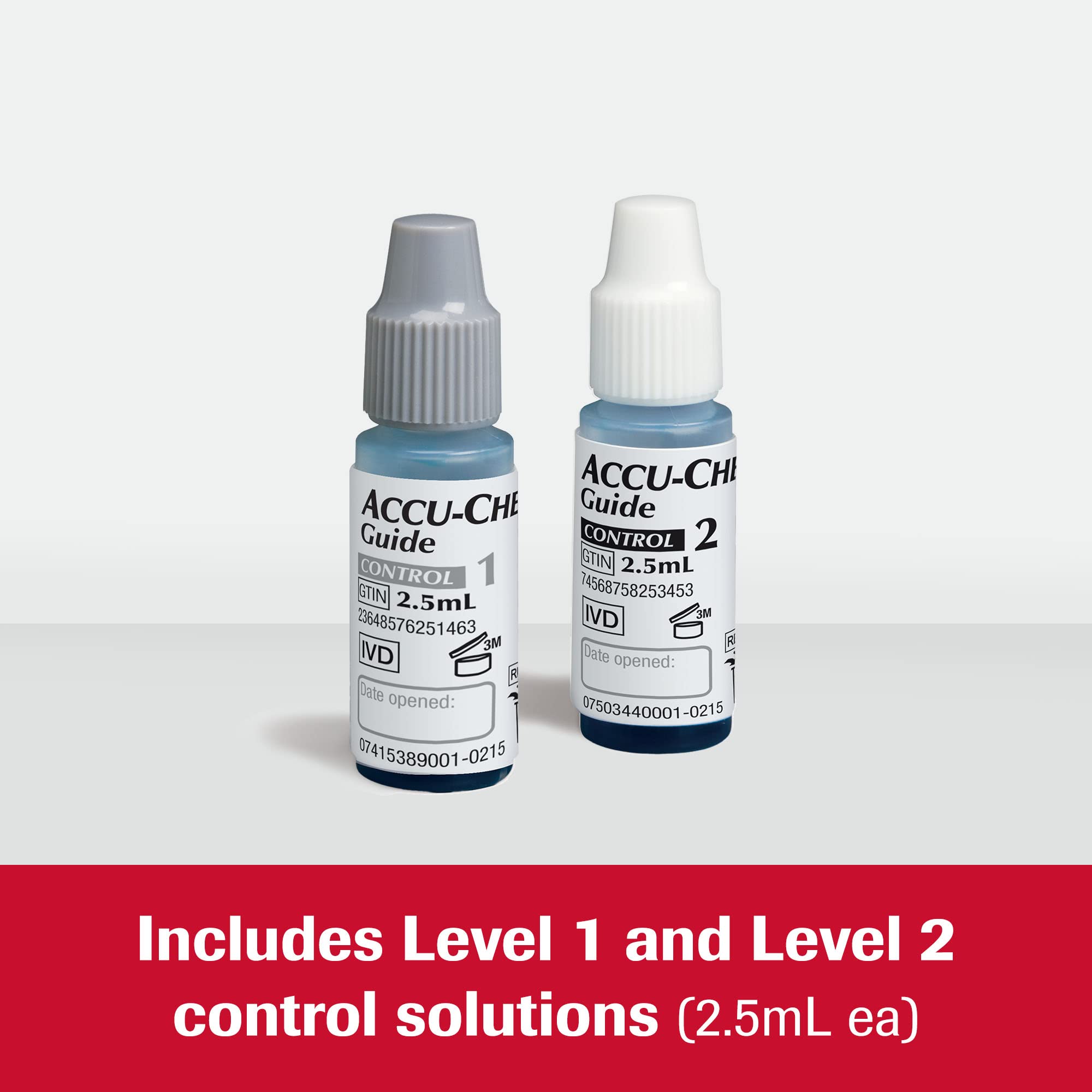 Accu-Chek Softclix Diabetes Blood Sugar Test Kit for Diabetic Glucose Monitoring: 100 Softclix Lancets, 100 Guide Test Strips, and Control Solution (Packaging May Vary)