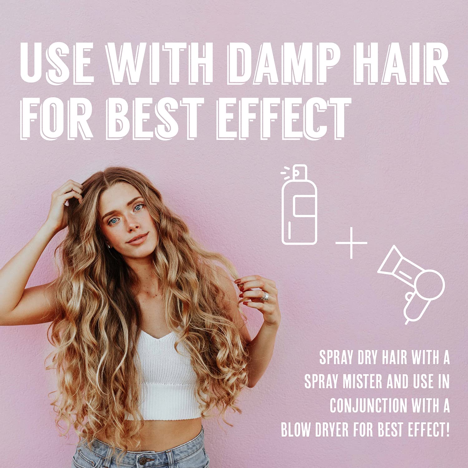 myHomeBody Self Grip Extra Large and Jumbo Hair Rollers with Clips | Hair Rollers for Long Hair | 36 pcs Set - 24 Rollers & 12 Duckbill Clips – Violet & Mint