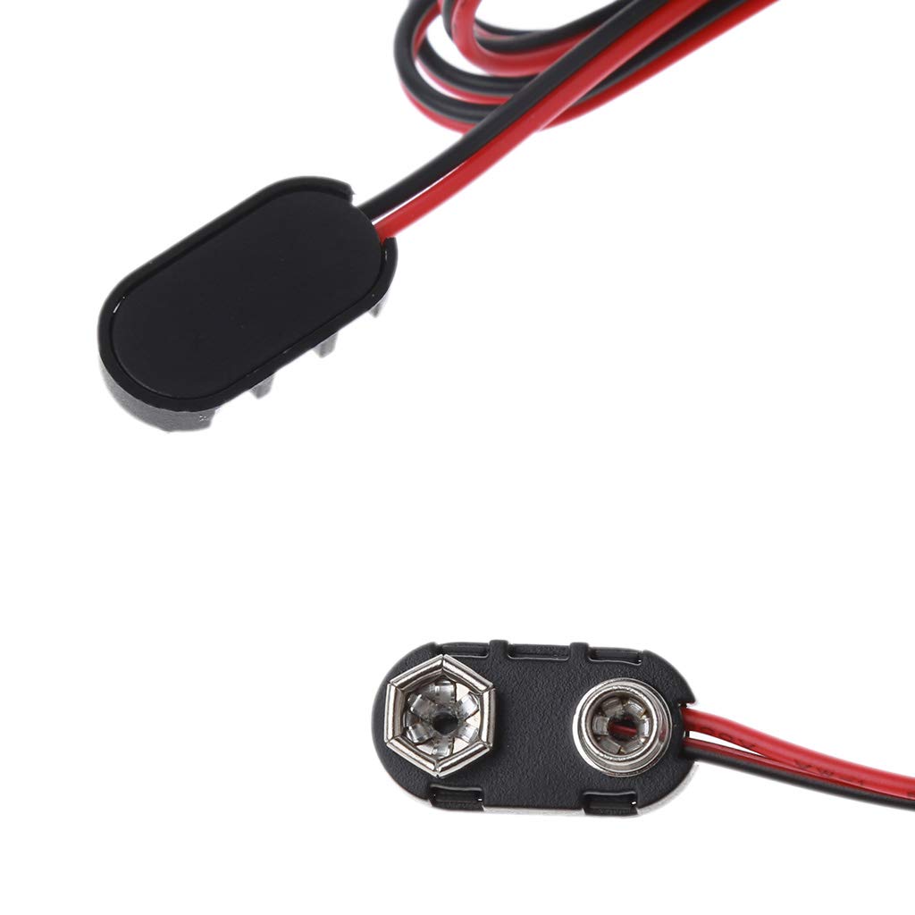 fengchensety Universal 100cm 300cm 2in1 USB Mains Convert to Dual 6F22 9V Battery Eliminator Replace 2pcs 9V Battery USB Power Supply Cable,Dual 9V Battery Eliminator,USB to Dual 9V Battery Cable