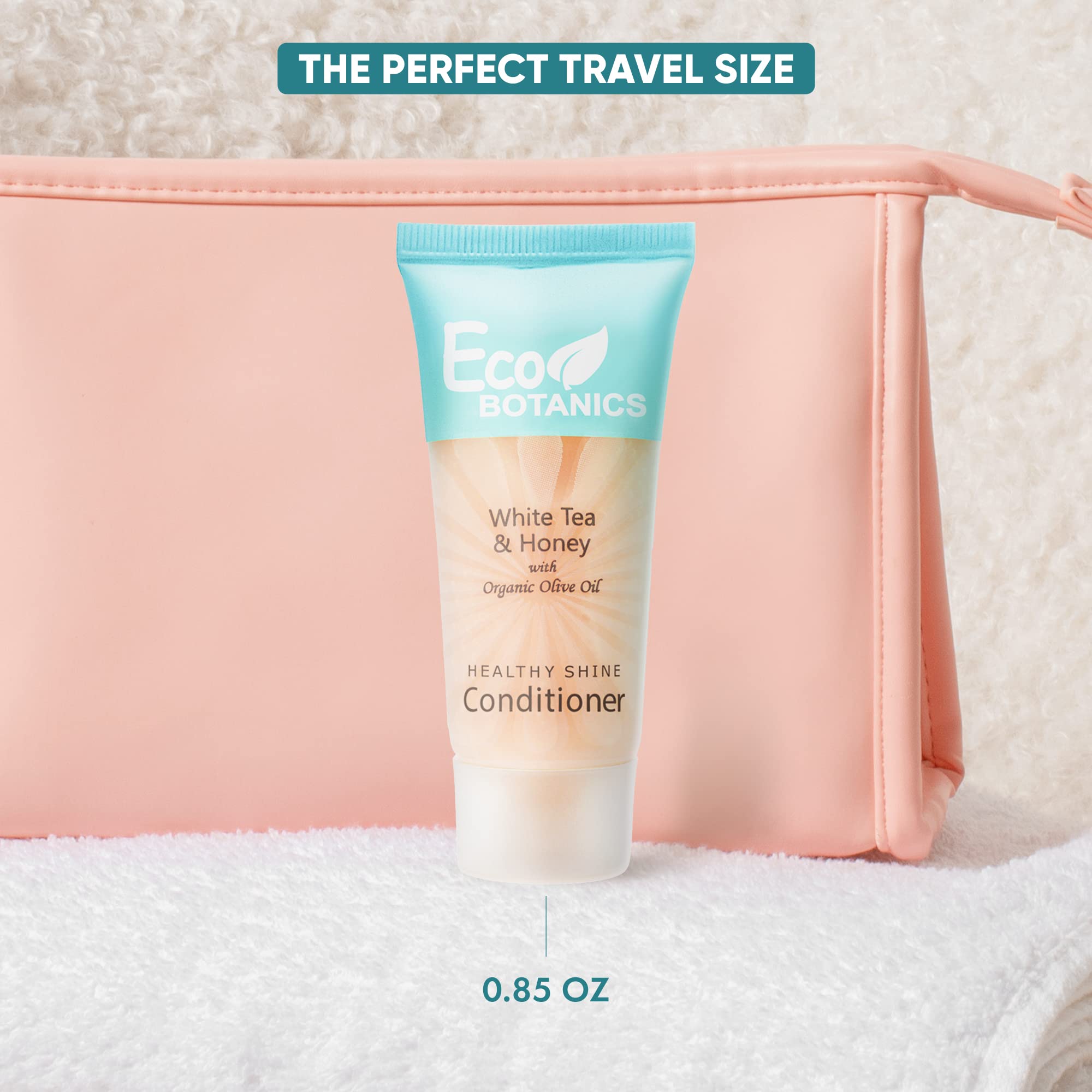 Eco Botanics Travel-Size Hotel Conditioner, 0.85 oz. (Case of 20)