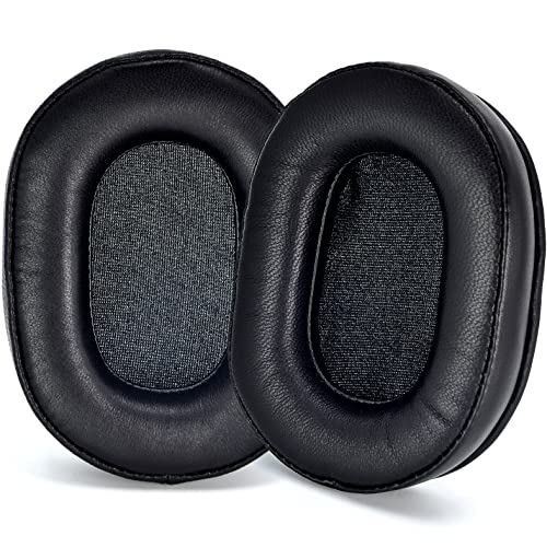 7506 Upgrade Quality Earpads - Genuine Leather Ear Pads Compatible with Sony MDR-7506, MDR-V6, MDR-V7, MDR-CD900ST Headset, Softer Small Sheepskin,High-Density Noise Cancelling Foam,Added Thickness