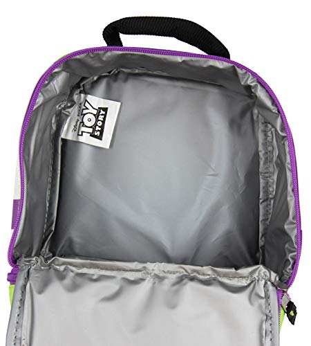 AI ACCESSORY INNOVATIONS Toy Story Buzz Lightyear Dual Compartment Insulated Light Up Lunch Bag Tote